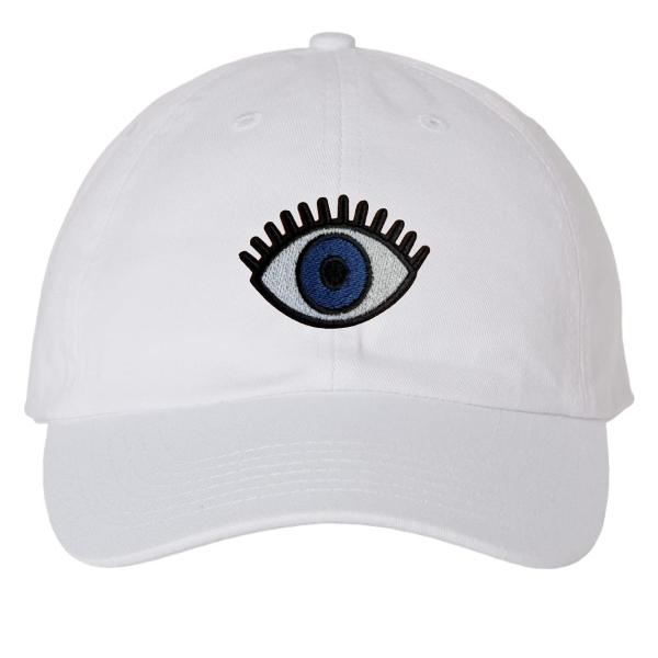商品名:  Evil Eye Classic Dad Hat (White)ブランド: Tees &amp; Tails商品サイズ: One Size高さ: 22.6cm横幅: 20cm奥行: 9.3cm重量: 88g商品番号: 色: Wh...
