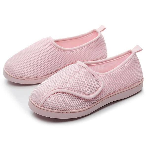 商品名:  ZJING Women Diabetic Shoes Home Breathable Extra Wide Slippers, Arthritis Edema Slippers for Expectant Mom,Pink,10...