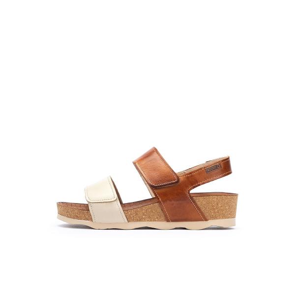 商品名: PIKOLINOS レザー ウェッジ サンダル Mahon W9E, Marfil。, 9 PIKOLINOS Mahon W9E-0503C1 Marfil EU 39 (US Women's 8.5-9) B (M)ブランド:...