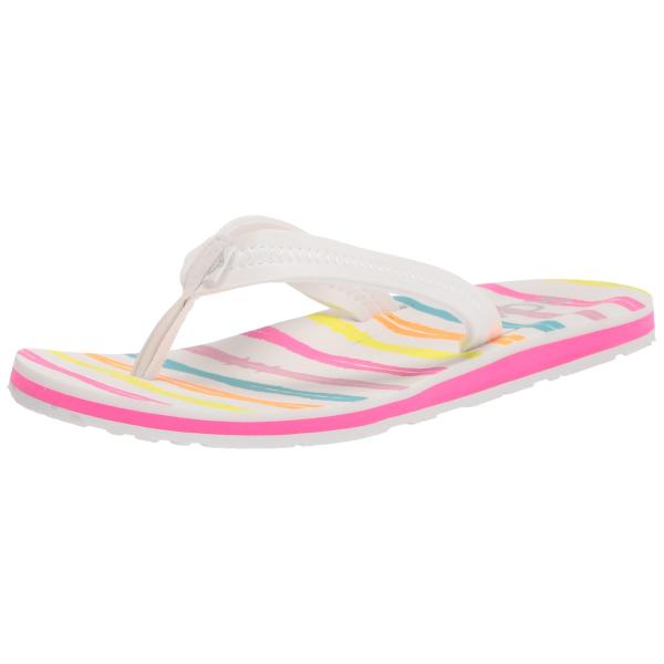 商品名: Roxy レディース Vista Loreto ビーチサンダル, 蛍光ピンク/ホワイト。, 10 Roxy Women's Vista Loreto Flip Flop Sandal, Fluorescent Pink/White...