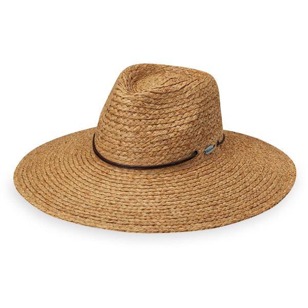 商品名:  Wallaroo Hat Company ? Women’s Nosara Fedora ? UPF 50+ Sun Protection, Wide Brim, Chin Strap, Adjustable Size for ...