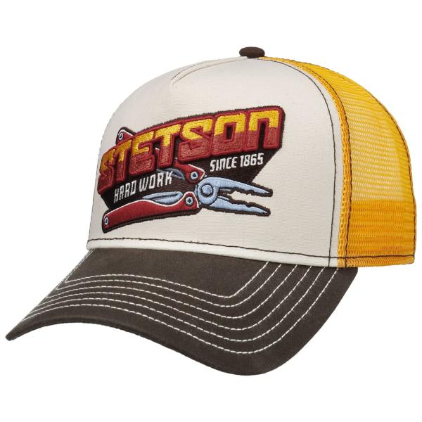 商品名:  Stetson Hard Work Trucker Cap Women/Men yellow One Sizeブランド: Stetson商品サイズ: 7 1/8-7 1/2高さ: 21cm横幅: 20.7cm奥行: 11.8cm...