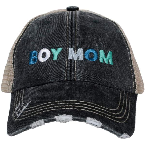 商品名: KATYDID Boy Mom ベースボールキャップ - トラッカーハット レディース - スタイリッシュでキュートなボールキャップ, マルチカラー, One Size KATYDID Boy Mom Baseball Cap- ...