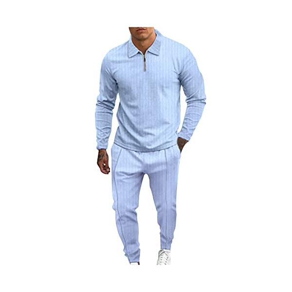 商品名:  Mens Sweatshirt Joggers 2 Pcs Track Suits Hoodies Sweatsuits Sports Set 2 Piece Tracksuit Set Full Zip Athletic Ou...