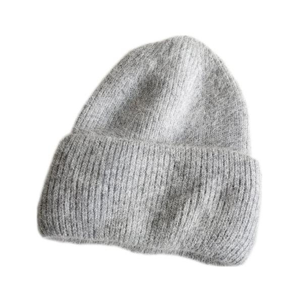商品名:  Knit Beanie Hat Real Angora Rabbit Fur Slouchy Skull Cap for Women Men Winter Warm Stocking Hatsブランド: UU BEN商品サイズ:...