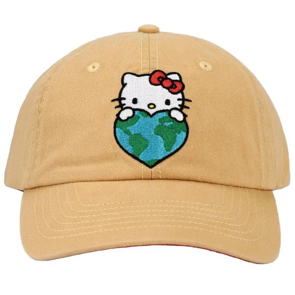 商品名:  Bioworld Hello Kitty Embroidered Canvas Cotton Twill Dad Hat Brownブランド: Bioworld商品サイズ: One Size高さ: 21.9964cm横幅: 21...