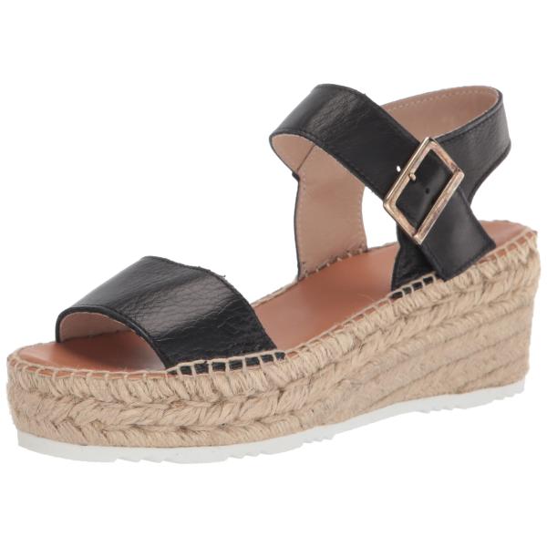 商品名: Andr〓 Assous アンクルストラップ エスパドリーユ ウェッジサンダル レディース, ブラック, 11 Andr〓 Assous Women's Nakita Ankle Strap, Espadrille, Wedge,...