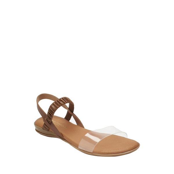 商品名: Andr〓 Assous レディース Normi フラットサンダル, クエロ/クリア, 6 Andr〓 Assous Women's Normi Flat Sandal, Cuero/Clear, 6ブランド: Andr〓 Ass...