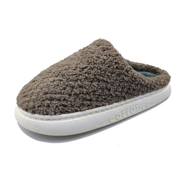 商品名:  LUROFAN Cotton Thick Soled Warm Plush Lining Non slip Slippers for Men and Women, Soft Anti Skid Furry Slipper Mem...