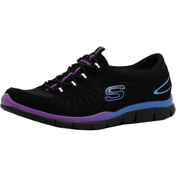商品名: Skechers Women's Gratis-in Motion Fashion Sneaker, Black/Purple, 7 M US Skechers Women's Gratis-in Motion Fashion S...