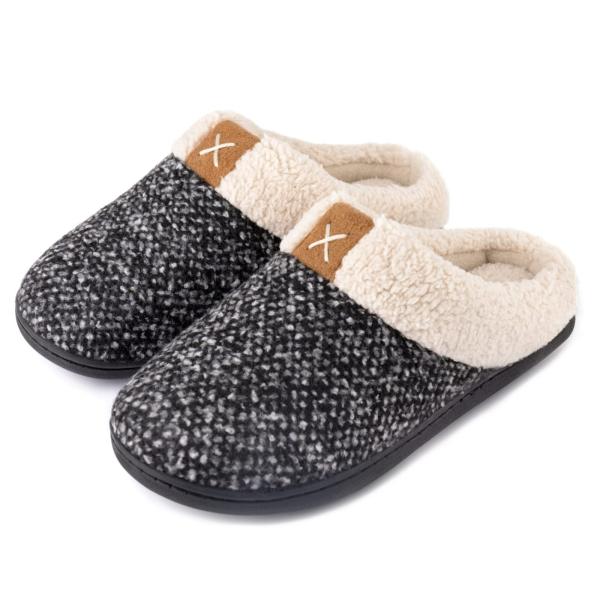 商品名:  ULTRAIDEAS Women's Indoor Bedroom Slipper with Memory Foam, Gift for Women, Wool-Like House Shoe with Anti-Skid Ru...