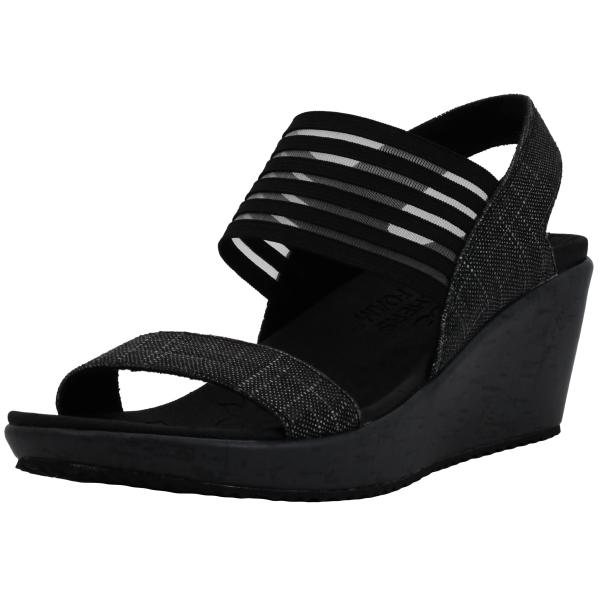 商品名: Skechers Cali Women's Beverlee Smitten Kitten Wedge Sandal, Black/Black, 10 M US Skechers Cali Women's Beverlee Smi...