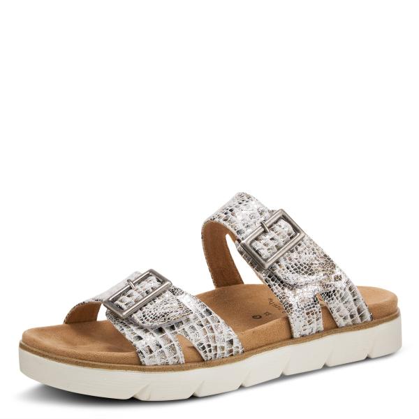 商品名:  Spring Step Women's Harlowie Slide Sandal White Multi EU 38 / US 7.5-8ブランド: Spring Step商品サイズ: 7.5-8商品番号: HARLOWIE色...