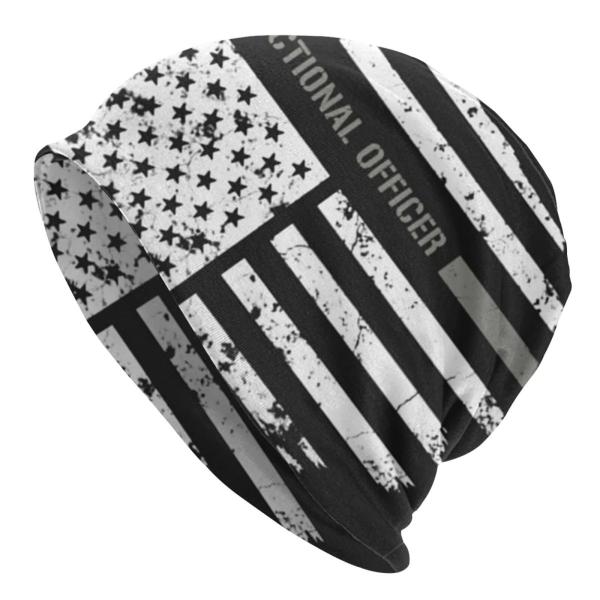 商品名:  Correctional Officer Flag Slouchy Beanie Skull Cap Knit Hat Soft Balaclava Baggy Hat Outdoor for Mens Womensブランド: ...