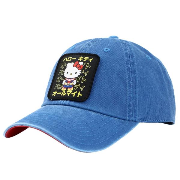 商品名:  Hello Kitty X My Hero Academia Pigment Dye Dad Hat Blueブランド: Bioworld商品サイズ: One Size高さ: 26.2cm横幅: 24.2cm奥行: 9.7cm重...