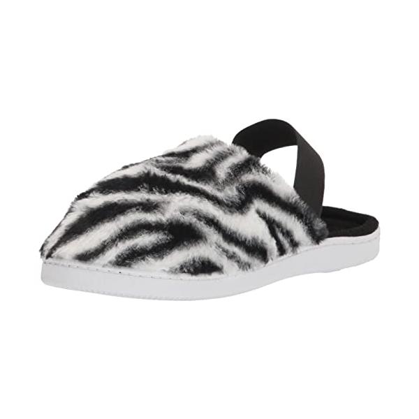 商品名:  MUK LUKS LUKEES Women's Adaline Slippers,Zebra Black/White,XLブランド: MUK LUKS商品サイズ: X-Large高さ: 29.21cm横幅: 23.0124cm奥...
