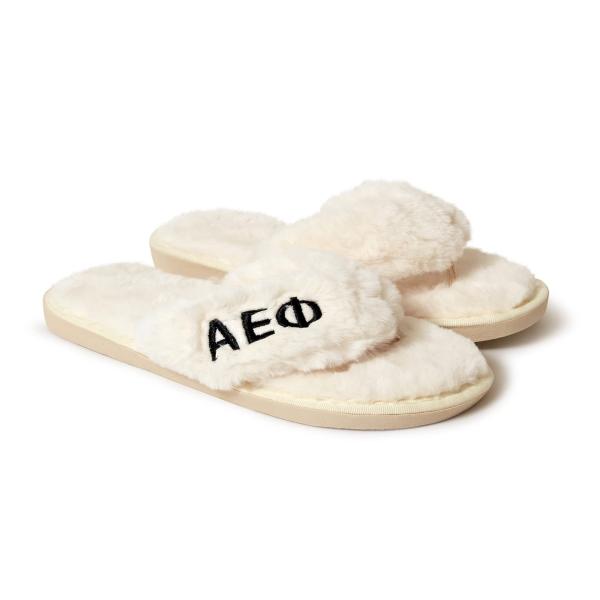 商品名:  Sorority Shop Alpha Epsilon Phi Fuzzy Slippers Women (Large, numeric_9)ブランド: Sorority Shop商品サイズ: 9-10高さ: 24.892cm横...