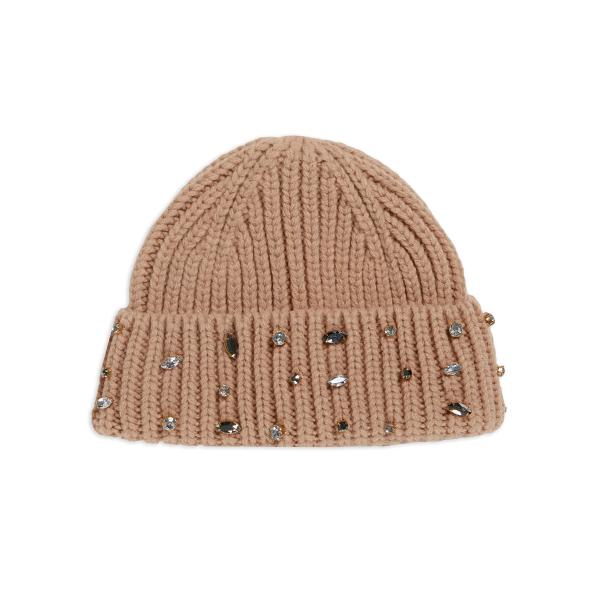 商品名:  Badgley Mischka Wool Wide Cuff Hat with Crystals Dusty Coralブランド: Badgley Mischka商品サイズ: One Size高さ: 21.7932cm横幅: 1...