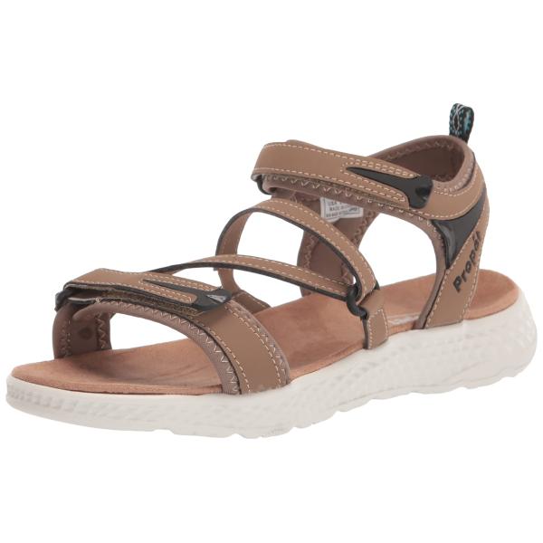 商品名: Prop〓t Women's TravelActiv XC Sandal, Tan, 6.5 Propet Women's TravelActiv XC Walking Sandals, Tan, 6.5 Medium USブラン...