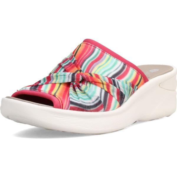 商品名: BZees レディース Smile II サンダル, ウェーブストライプ生地。, 7.5 BZees Women's Smile II Slide Sandal, Wave Stripe, 7.5ブランド: BZEES商品サイズ:...