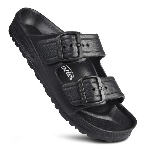 商品名: AEROTHOTIC Hudor Men's Arch Support EVA Slide Sandals (10, Hudor Black, numeric_10) AEROTHOTIC Hudor Men's Arch Sup...