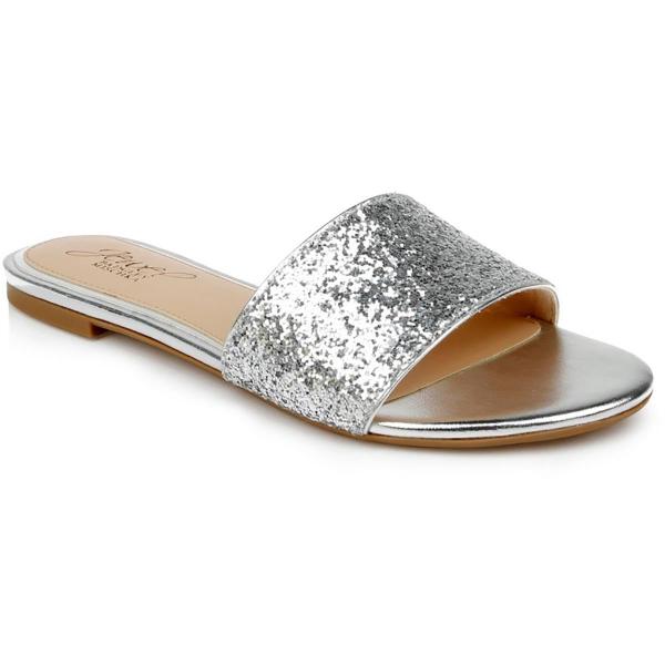 商品名: Jewel Badgley Mischka Dillian, シルバー, 9 Jewel Badgley Mischka Women's Dillian Flat Sandal, Silver, 9ブランド: Jewel Badg...