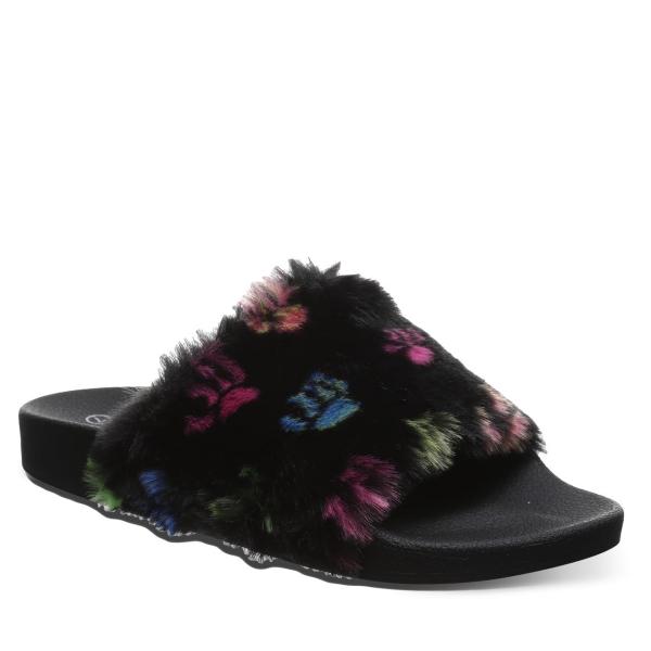 商品名:  BEARPAW Women's Lucinda Black Multi Size 11 | Women's Slide Sandal | Women's Shoe | Comfortable &amp; Lightweightブ...