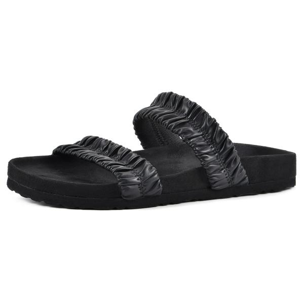 商品名:  WHITE MOUNTAIN Women's Hands On Footbed Sandal, Black/Smooth, 12 Mブランド: WHITE MOUNTAIN商品サイズ: 12高さ: 31.8008cm横幅: 17...