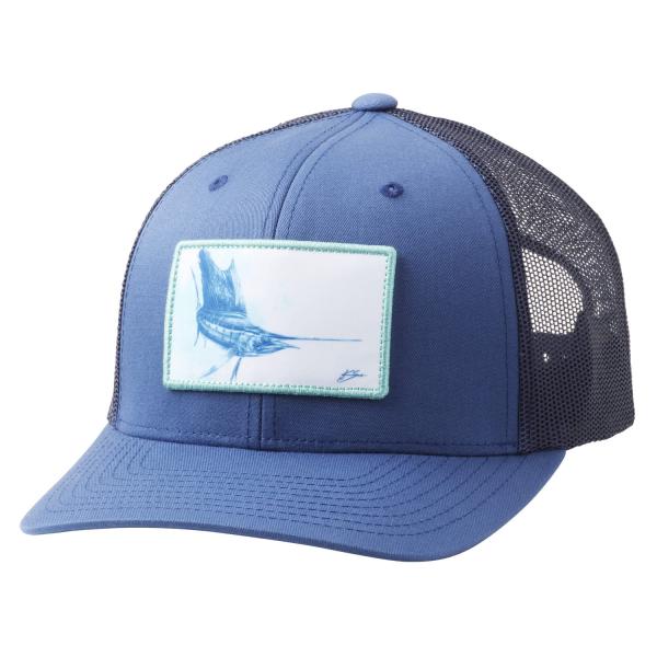商品名: HUK Gorra de Pesca antirreflectante de Malla est〓ndar para Hombre, Parche de luz de Sargasso Sea, Talla 〓nica HUK M...