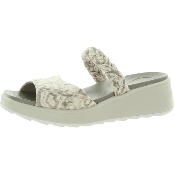 商品名: BZees レディース ニューウェーブ スライドサンダル ウェッジ, 天然イカットプリント, 24 BZees Womens New Wave Slide Sandal Natural Ikat Print 8 Mブランド: BZ...