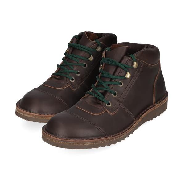 商品名:  JIM GREEN Men's African Ranger Boots Lace-Up Water Resistant Full Grain Leather Work or Hiking Boot (Brown, 8.5)ブラ...