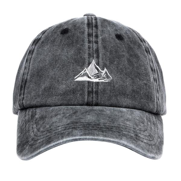 商品名:  DASMINI Dad Hats for Men Womens Baseball Caps Mountain Hat Adjustable Unstructured Vintage Outdoor Cap(Black)ブランド:...