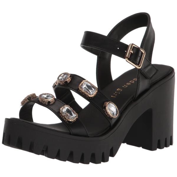 商品名: Madden Girl Women's Stuning Heeled Sandal, Black Paris, 9.5 Madden Girl Women's Stuning Heeled Sandal, Black Paris,...