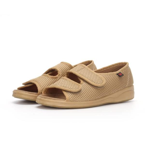 商品名: レディース 糖尿病サンダル 関節炎 浮腫 スリッパ オープントゥ 調節可能 幅広 シューズ 腫れた足 関節炎 高齢者向け, ブラウン, 8 US Wide Women's Diabetic Sandals Arthritis Ed...