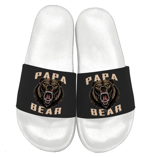 商品名:  ursant Sandals for Men Women Angry Papa Bear Slides Sandal Non-Slip Flat Slipper Shoes Gifts for Father Grandpa,US...