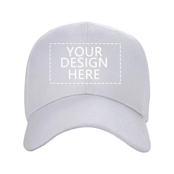 商品名:  ANGELJUAN Customized Baseball Hat Personalized Photo Text Logo Adjustable Dad Cap, Whiteブランド: ANGELJUAN商品サイズ: One ...