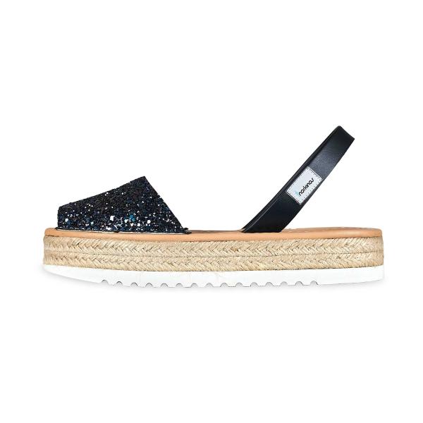 商品名: NORKINAS レディース プラットフォーム Avarcas, グリッター マルチブラック, 9 Norkinas Women's Platforms Avarcas (9, Glitter Multiblack)ブランド: N...