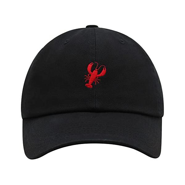 商品名:  JPAK Lobster Premium Dad Hat Embroidered Baseball Cap Seafood Blackブランド: JPAK商品サイズ: One Size高さ: 2.54cm横幅: 15.24cm奥...