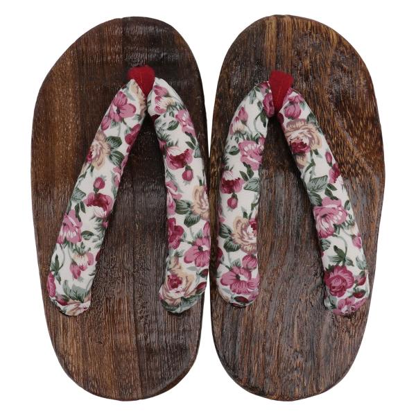 商品名:  USHOBE Wooden Japanese Sandals Geta Clog Sandals Wooden Geta Slippers Japanese Traditional Flip Flop for Boys Girl...