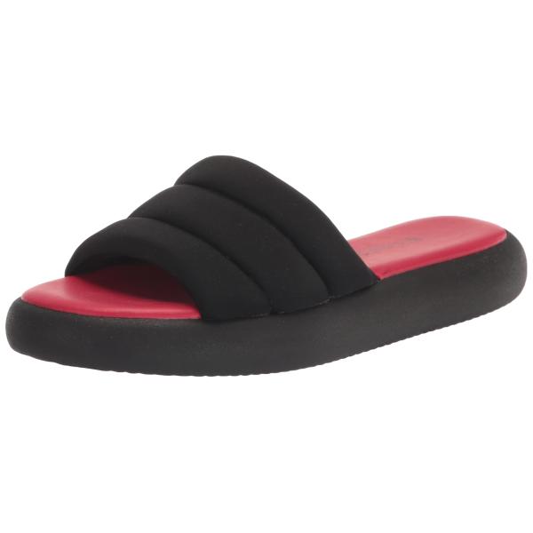 商品名: Blondo レディース 防水 Silvana スライドサンダル, ブラックファブリック, 9.5 Blondo Women's Waterproof Silvana Slide Sandal, Black Fabric, 9.5...