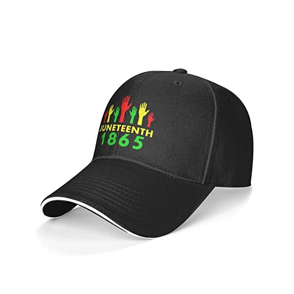 商品名:  UNIWNEDS Happy Juneteenth Day Freedom 1865 Hat Baseball Cap Sports Casquette Men Women Adjustable Leisure Dad Truc...