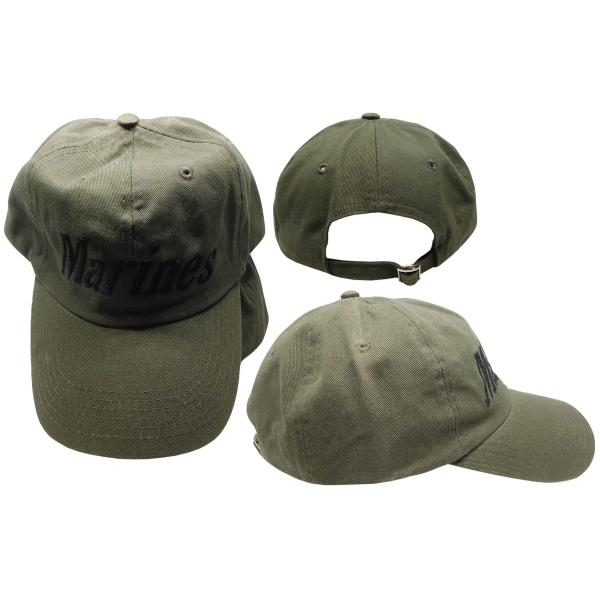 商品名:  RFCO Marines 3-D Lettering Tactical Olive Drab Green Cotton Adjustable Embroidered Baseball Hat Cap Officially Lic...