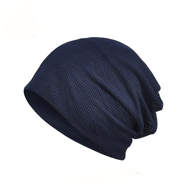 商品名:  Xilery Men's Women's Summer Mesh Beanie Lightweight Turban Slouchy Beanie Sun Hat (One Size, Deep Blue)ブランド: Xiler...
