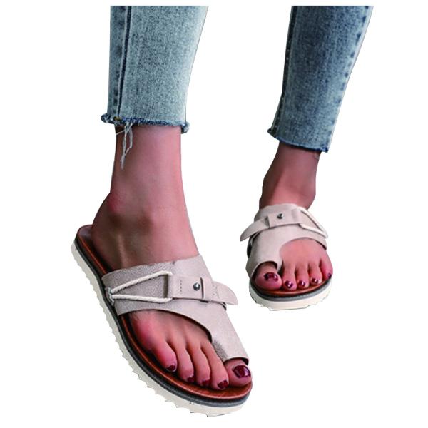 商品名:  EEUK Slippers for Bunions Correction Women, Orthopedic Sandals for Women Arch Support Slide in Leather Ring Toe Ca...