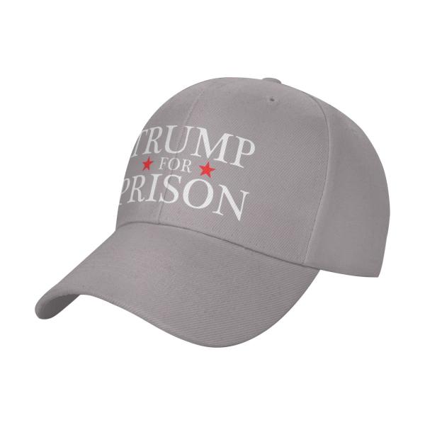商品名:  Trump for Prison Hats for Men Women Teens Vintage Adjustable Baseball Cap Fitted Trucker Hat Grayブランド: VHALGVNBC商品...