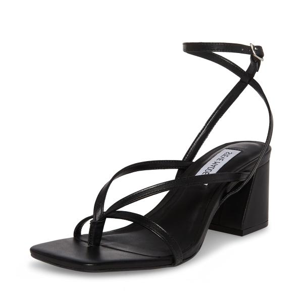 商品名: Steve Madden レディース Alaina ヒールサンダル, ブラックレザー, 24.5 Steve Madden Women's Alaina Heeled Sandal, Black Patent, 8.5ブランド: ...
