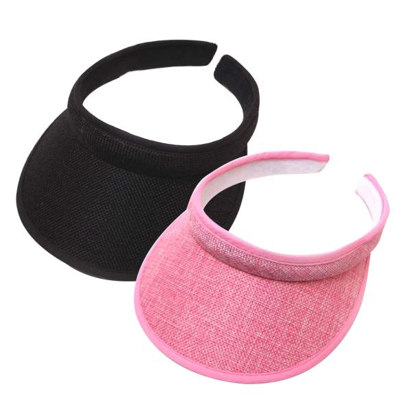 商品名:  SUNAVY 2Pcs Women's Summer Sun Visor Hat UV Protection Lightweight Travel Caps,Outdoor Golf Tennis Cap Beach Visor...