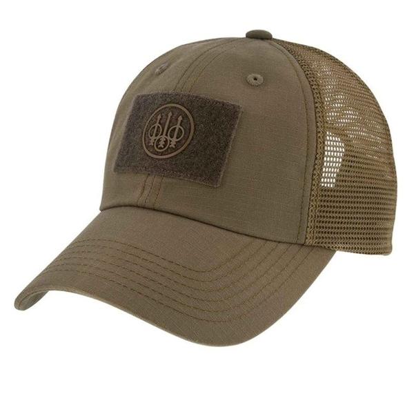商品名:  Beretta Men's Hunting Outdoor Casual Mesh Back Adjustable Tac Patch Trident Hat - One Size Fits Most, British Khak...
