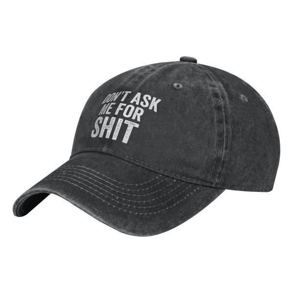 商品名:  Don't Ask Me for Shit Trucker Hat Vintage Washed Distressed Baseball Cap Adjustable Dad Hats for Men Women Blackブラ...