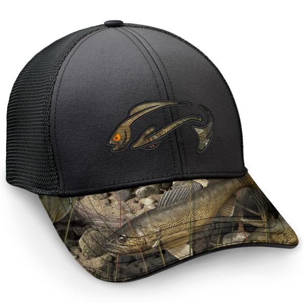 商品名:  Fishouflage Thunder Bay Trucker Snapback Cap | Men's Outdoor Fishing Hat | Walleye Patternブランド: Fishouflage商品サイズ: ...